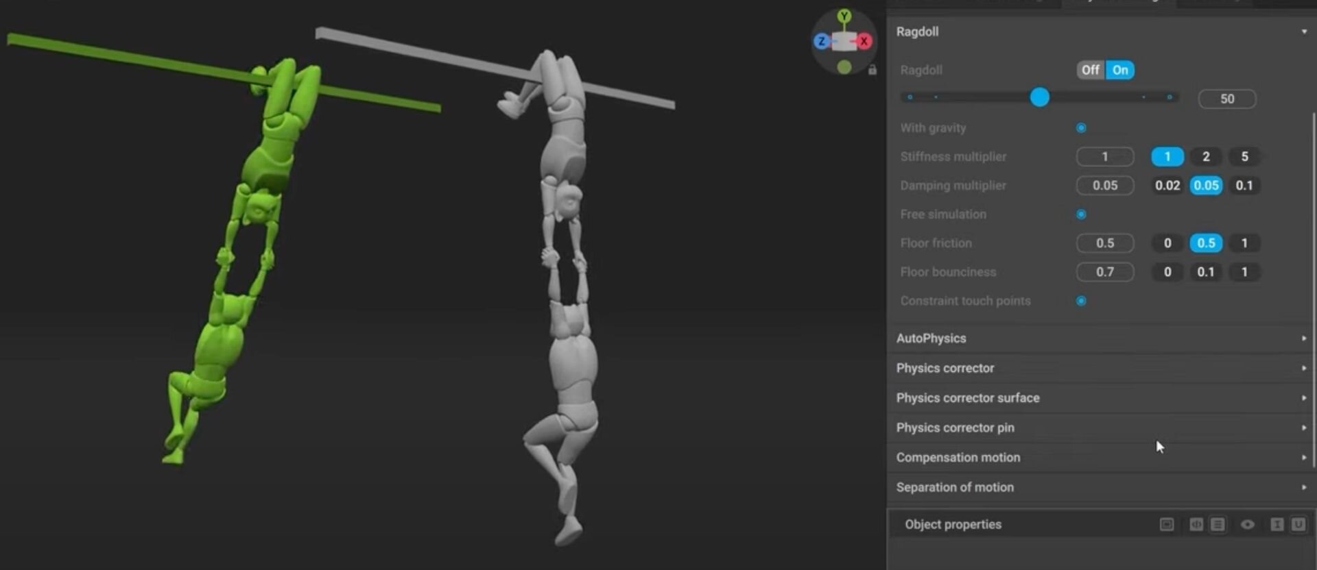 AIアシストキャラクターアニメーションツール「Cascadeur 2025.1」リリース！ ポーズ間のモーション自動生成、操作性向上、AutoPhysics・AutoPosing ...